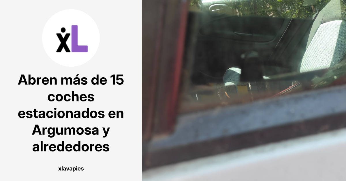 Abren más de 15 coches estacionados en Argumosa y alrededores
